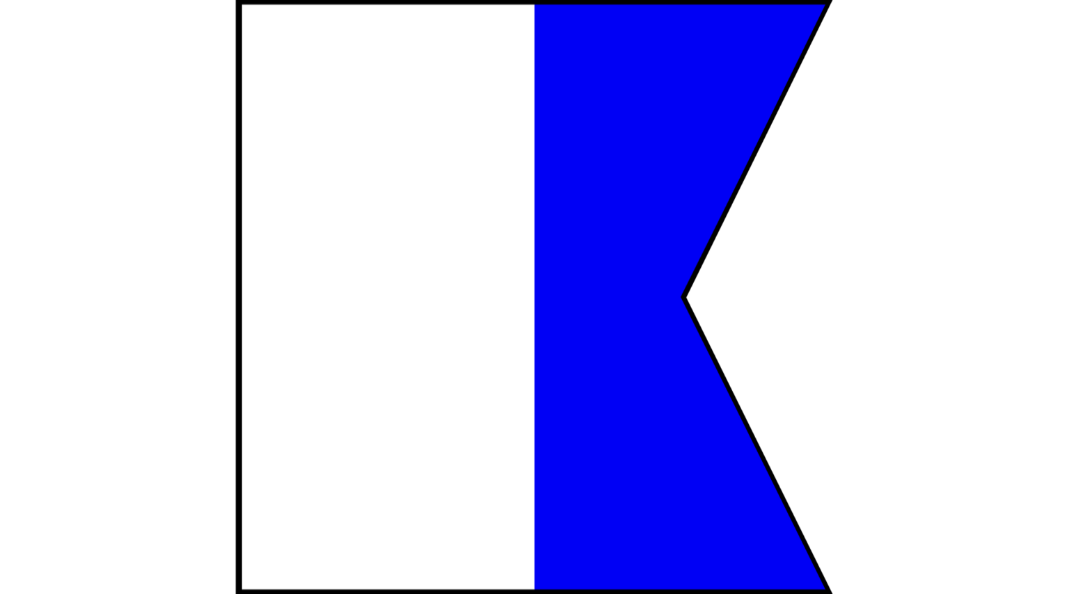 Code Flag Alpha (A) - Nautical Know How